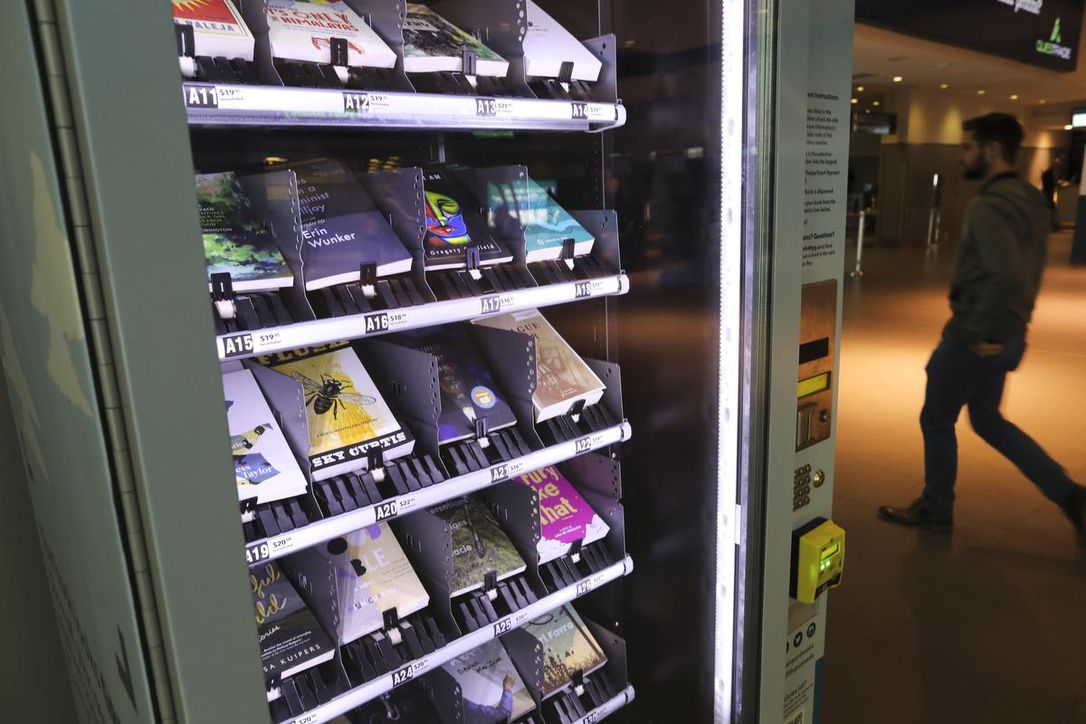 Book Vending Machine at Billy Bishop Airport – Melissa Kuipers